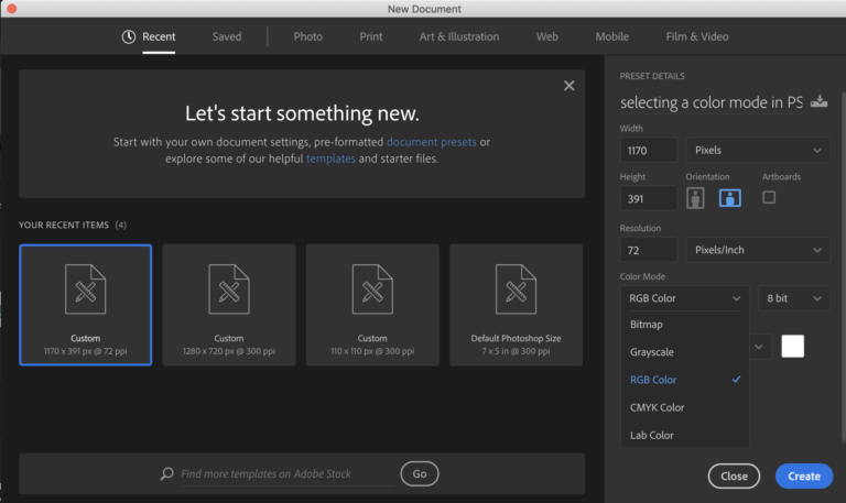 How to set-up Adobe documents in CMYK or RGB - Ashworth Creative